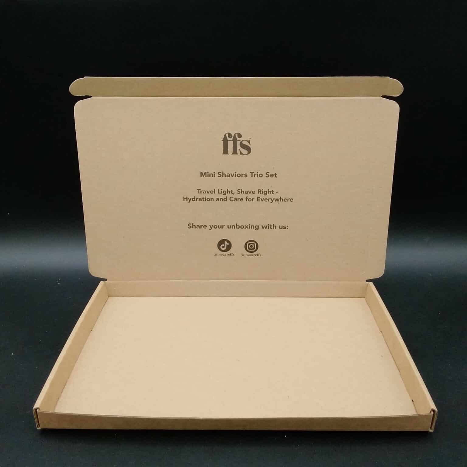 FFS Personalised Mini Shaviours Trio Set - 330x220x23mm - Single Unit ...