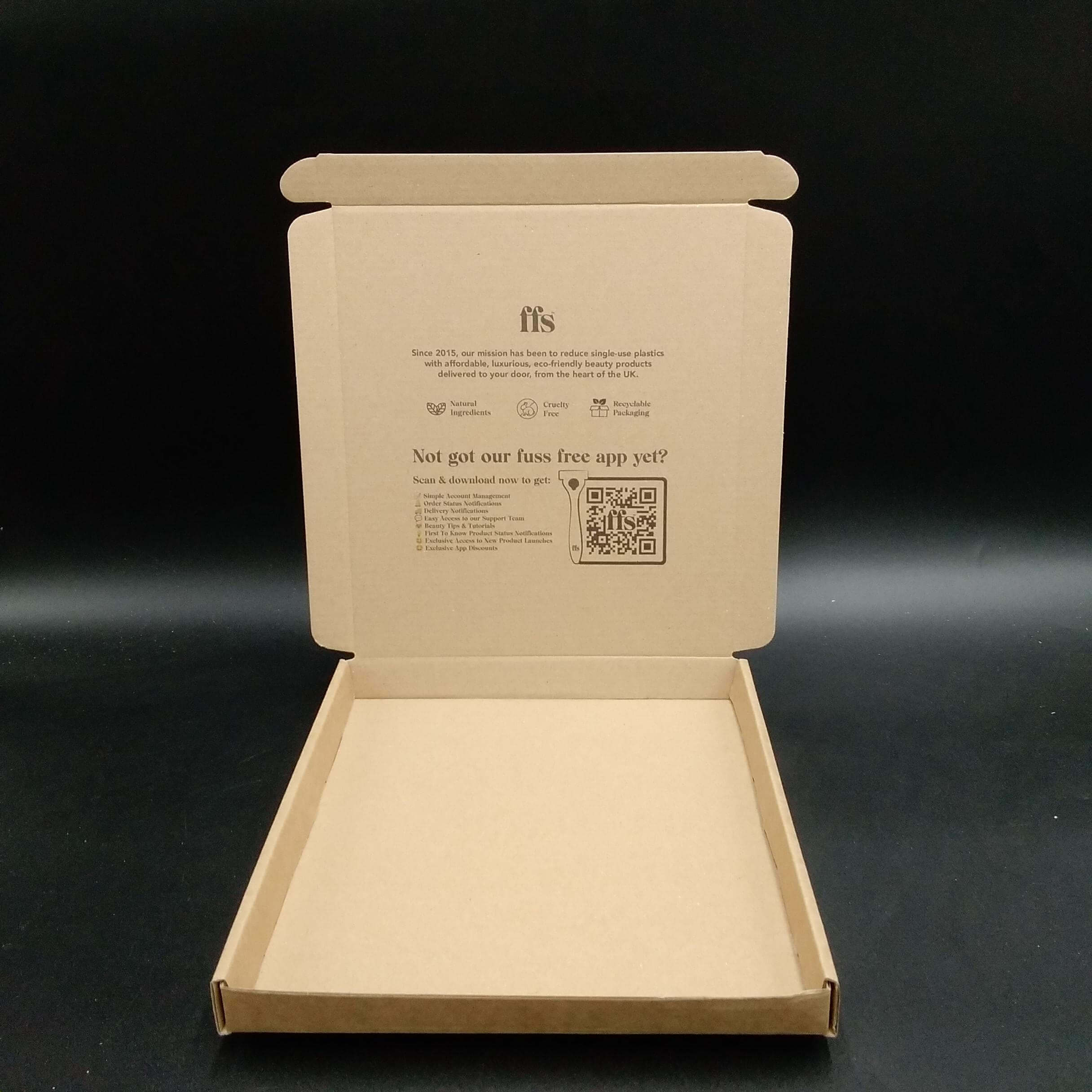 Printed FFS New XS Small Box - Brown PiP Large Letter Postal Box ...
